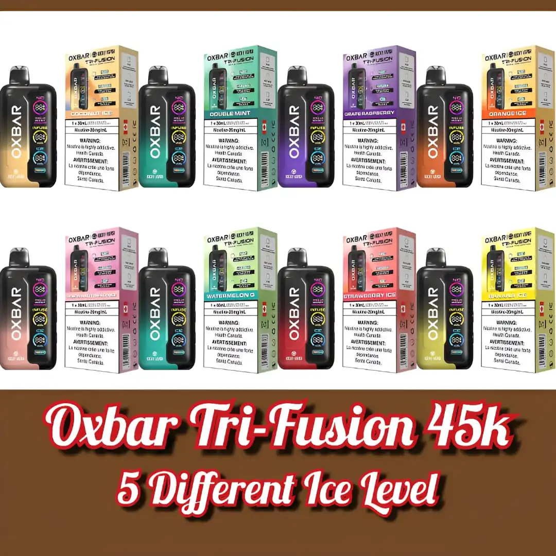 Oxbar Tri Fusion 45000 Puffs 45k Disposable Vape | Dubai UAE