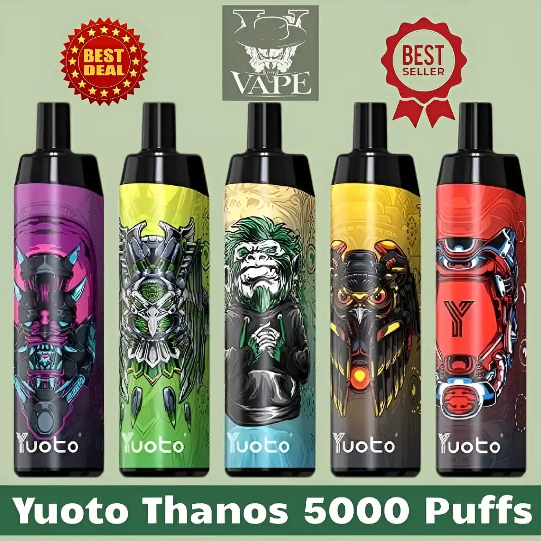 Yuoto Thanos 5000 Puffs Rechargeable 50MG Top Grade Vape Kit